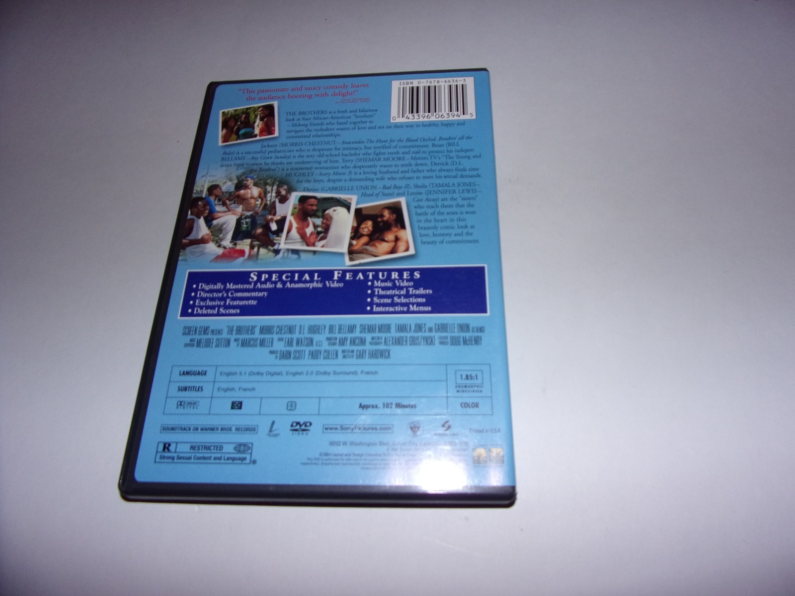 The Brothers (DVD, 2001) Bill Bellamy, Morris Chestnut 43396063945| eBay