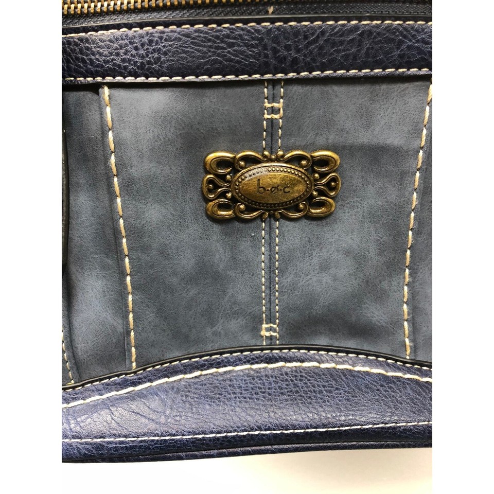 BOC Crossbody Shoulder Bag Purse Blue Born Concept Faux Leather | eBay