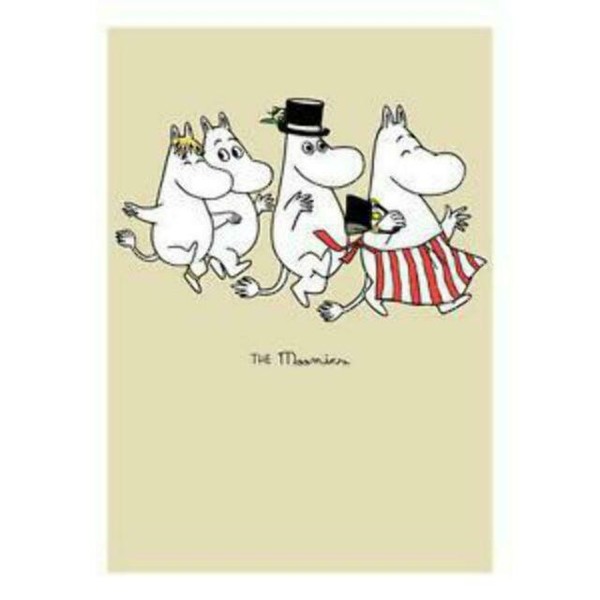Moomins Birthday Card Official Greetings Gift Present Moomin Family for ...