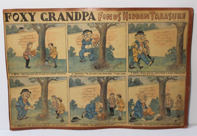 1901 1902 Foxy Grandpa Comic Strip Sign Double Sided The New York ...