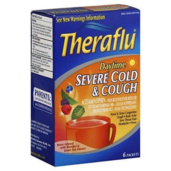 Theraflu Daytime Severe Cold & Cough Powder - 6 Pack for sale online | eBay