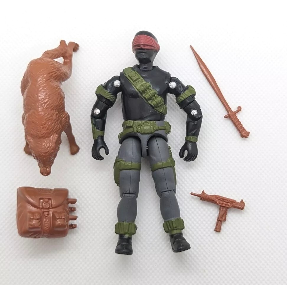 GI Joe Black Major Custom Night Force Commando Snake Eyes ARAH Style ...