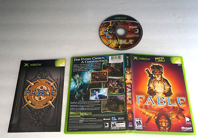 FABLE Xbox Video Game Complete In Slightly Used Shape with Case ...