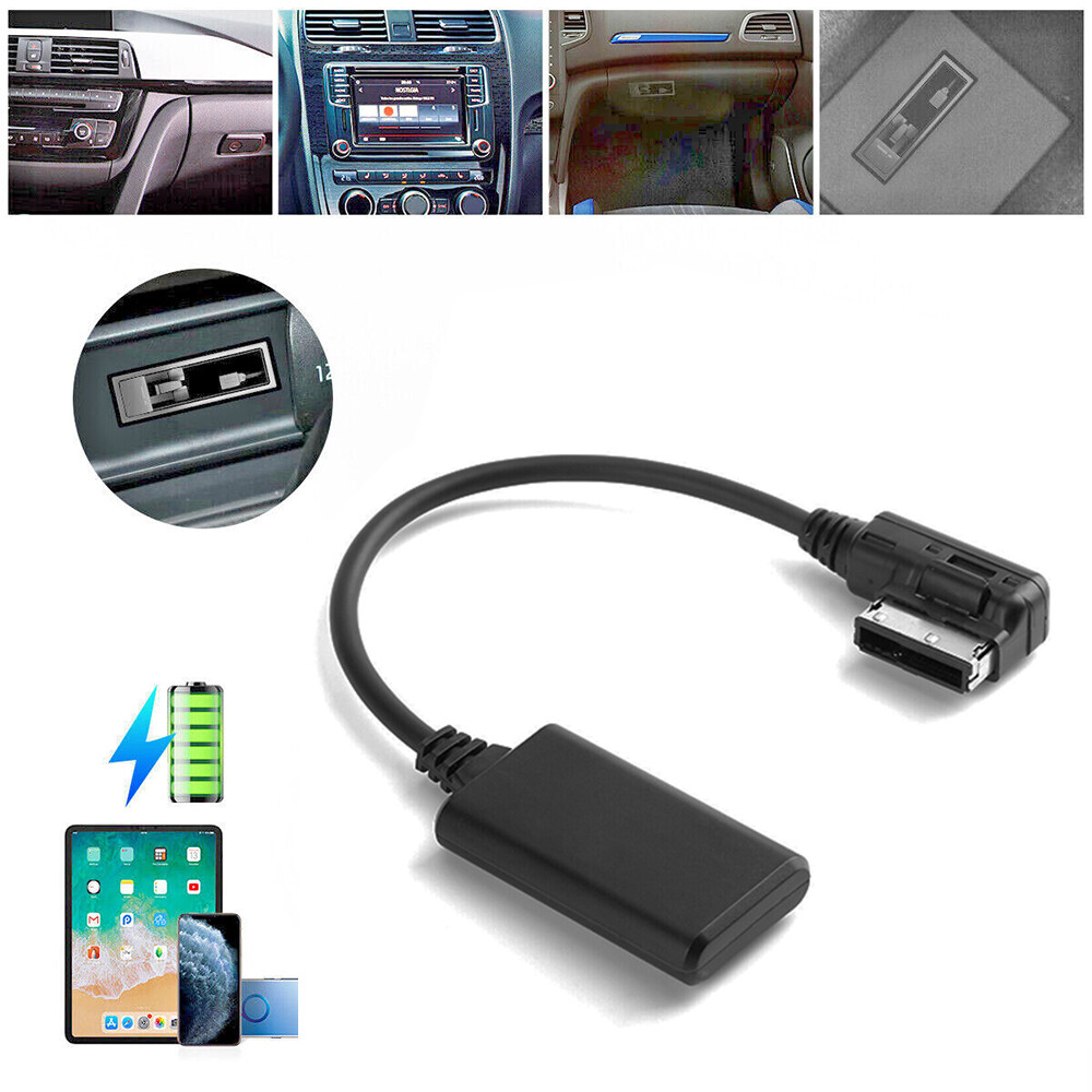 For Audi A3 A4 A5 Q7 AMI MMI Bluetooth Music Interface AUX Audio Cable ...
