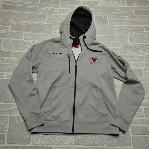 CCM Hockey Hoodie Size M Eden Prairie Minnesota Gray Full Zip Hooded ...
