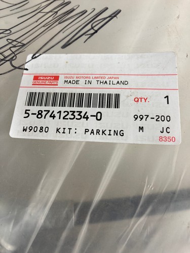 OEM Isuzu Car Part 5-87412334-0 KIT PARKING W9080 | eBay