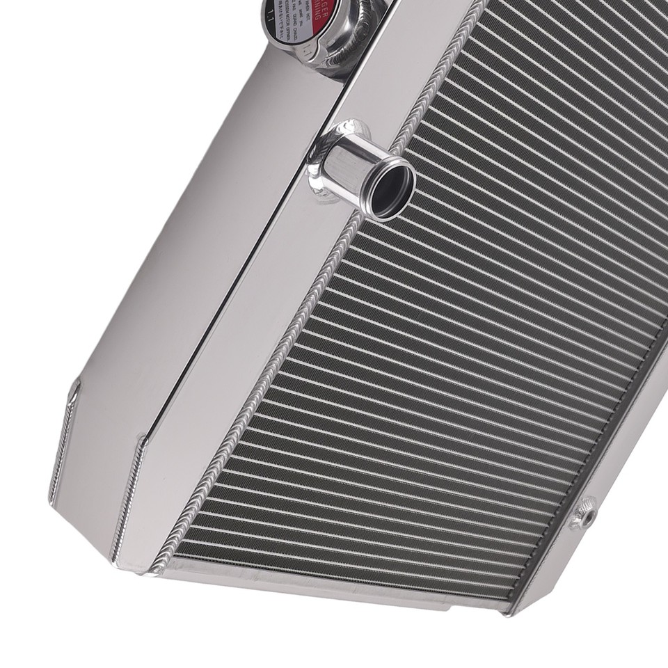 4 Row Radiator for Chevy Bel Air/Two Ten/One Fifty V8 1955-1957 DPI5057 ...