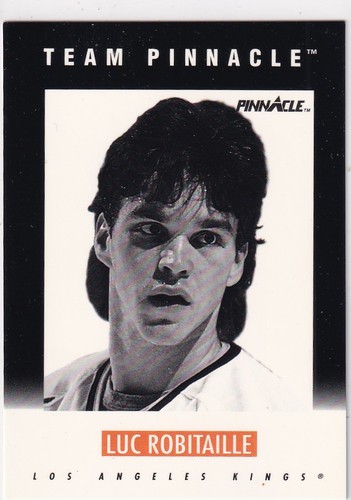 91/92 PINNACLE LUC ROBITAILLE TEAM PINNACLE INSERT #B10 NM-MINT | eBay.de