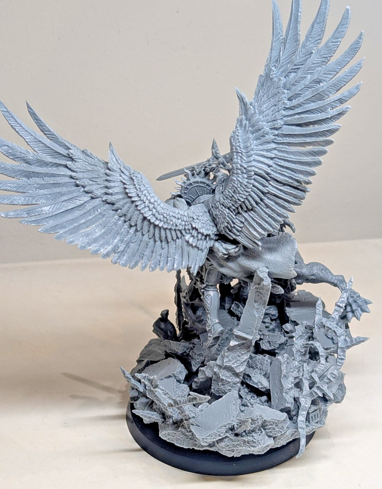 Warhammer 30k Horus Heresy Blood Angels Primarch Sanguinius on Diorama ...