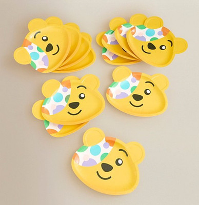 Children In Need Pudsey Bear Paper Plates Pack Of 12 | eBay UK