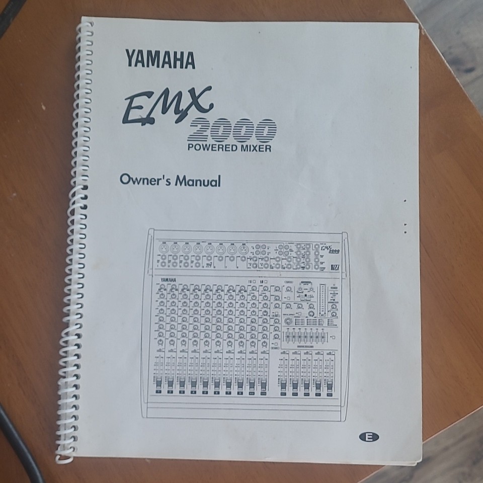 Yamaha EMX 2000 Powered Mixer Console, 12-Channel, 7-Band EQ, Phantom ...