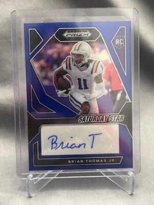 2024 Panini Prizm Draft BRIAN THOMAS #SSS-BTJ Blue RC SP Auto /149 ...