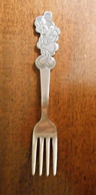 Vintage Walt Disney Minnie Mouse child's stainless-steel fork by Bonny ...