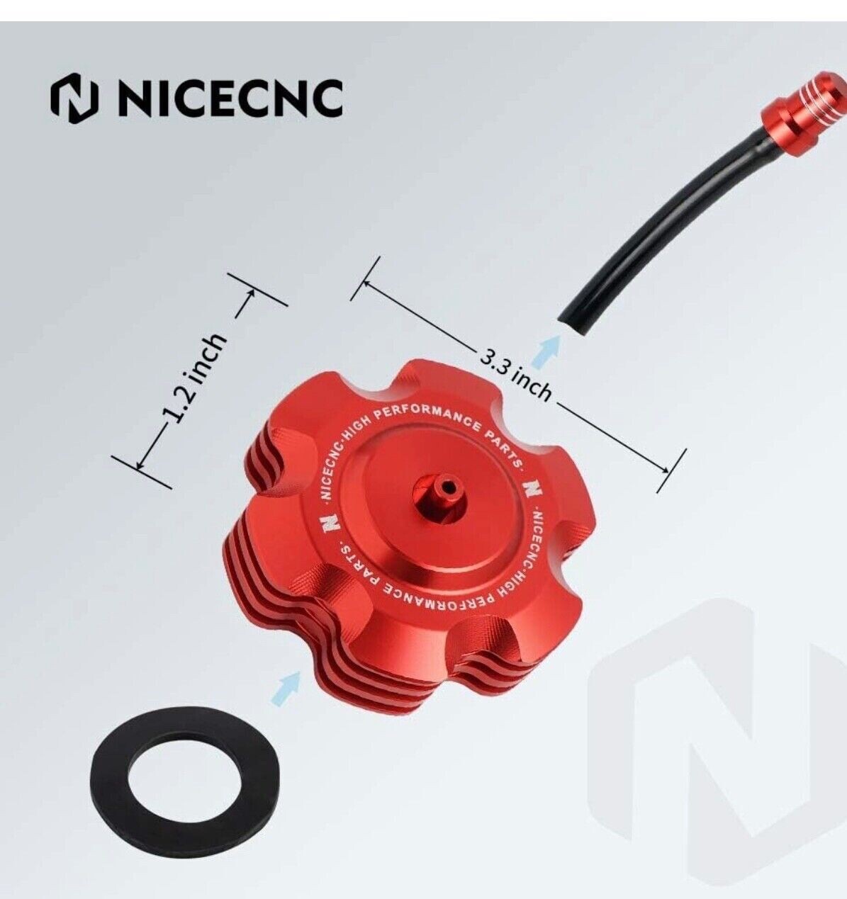 CNC Gas Cap 1996–2001 Yamaha YZ125 YZ 125 Petrol Fuel Tank Lid Aluminum ...