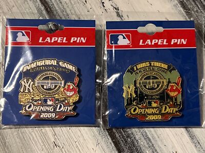 2 - 2009 Yankees Inaugural Season Opening Day Pin SEALED NIP | eBay