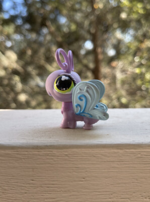 {Littlest Pet Shop} LPS #478 Butterfly Purple & Blue With Green Eyes | eBay