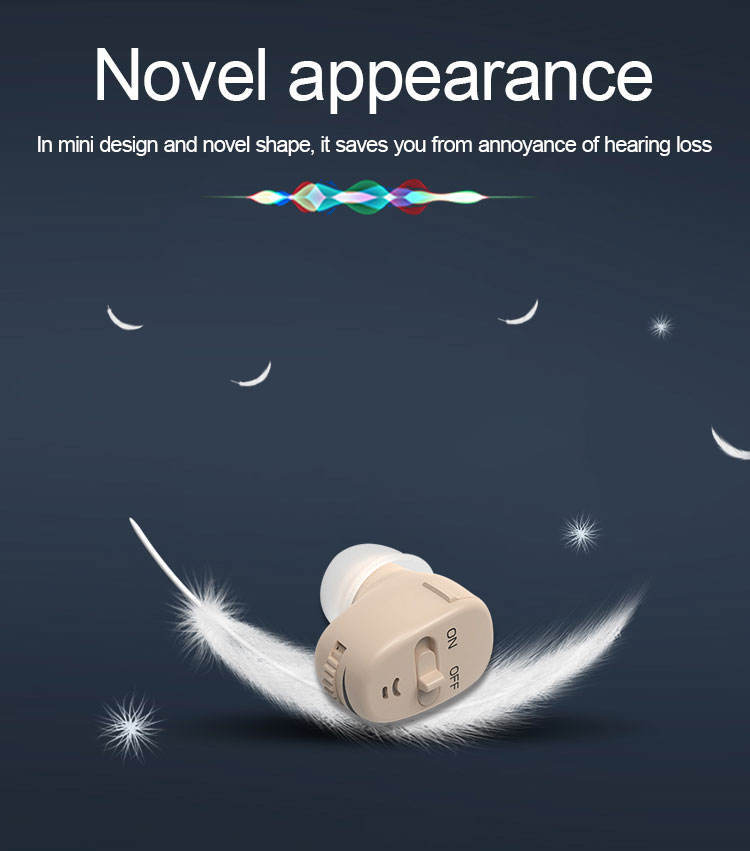 Mini Hearing Aids Invisible In Ear Amplifier Sound Voice Assistance ...