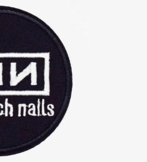 NINE INCH NAILS NIN Embroidered Patch Iron on Sew Badge Trent Reznor ...