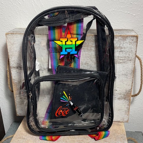 MLB Houston Astros Stadium Clear Mini Backpack With Bag Pride SGA 6-20 ...