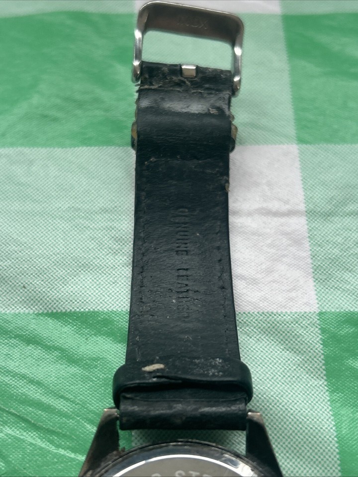 Humvee Silver Tone Black Band Military Time Men’s Watch | eBay