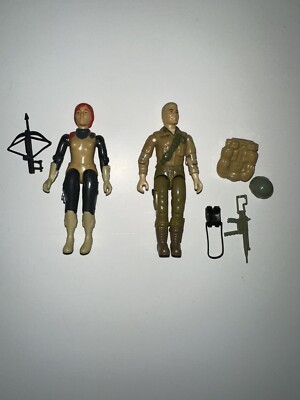 GI Joe 1984 Hasbro DUKE V1 w/ Straight arm Scarlett Tight Joints 100% ...