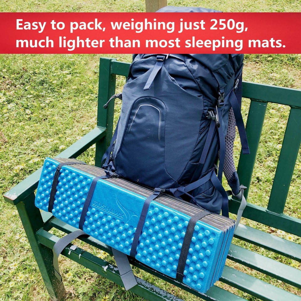 Ultralight Foam Camping Mat Folding Beach Tent Sleeping Pad Waterproof ...