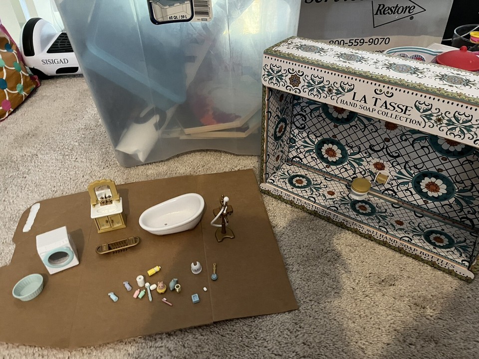 calico critters country bathroom set | eBay