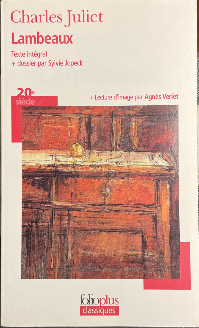 LAMBEAUX (FOLIO PLUS CLASSIQUE) (FRENCH EDITION) By Charles Juliet ...