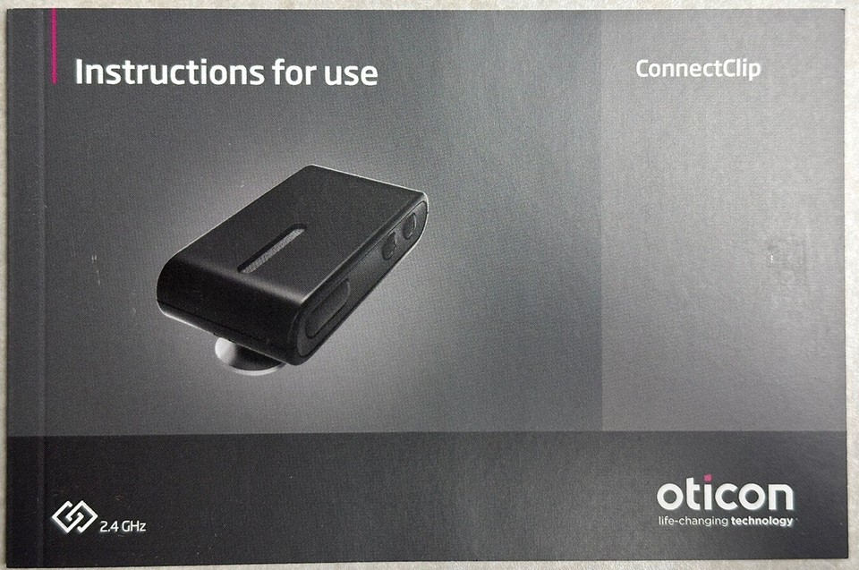 Oticon Connect Clip Bluetooth Streamer & Microphone. Very Lightly Used ...