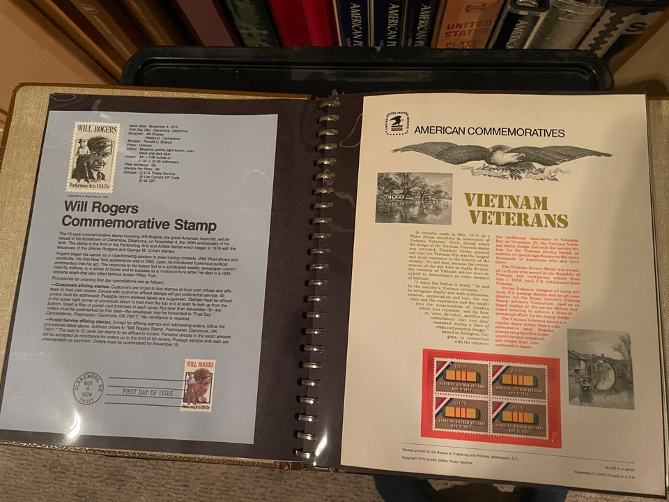 USPS Commemorative Collection 40 Binders 800 panels/FD sheets see ...
