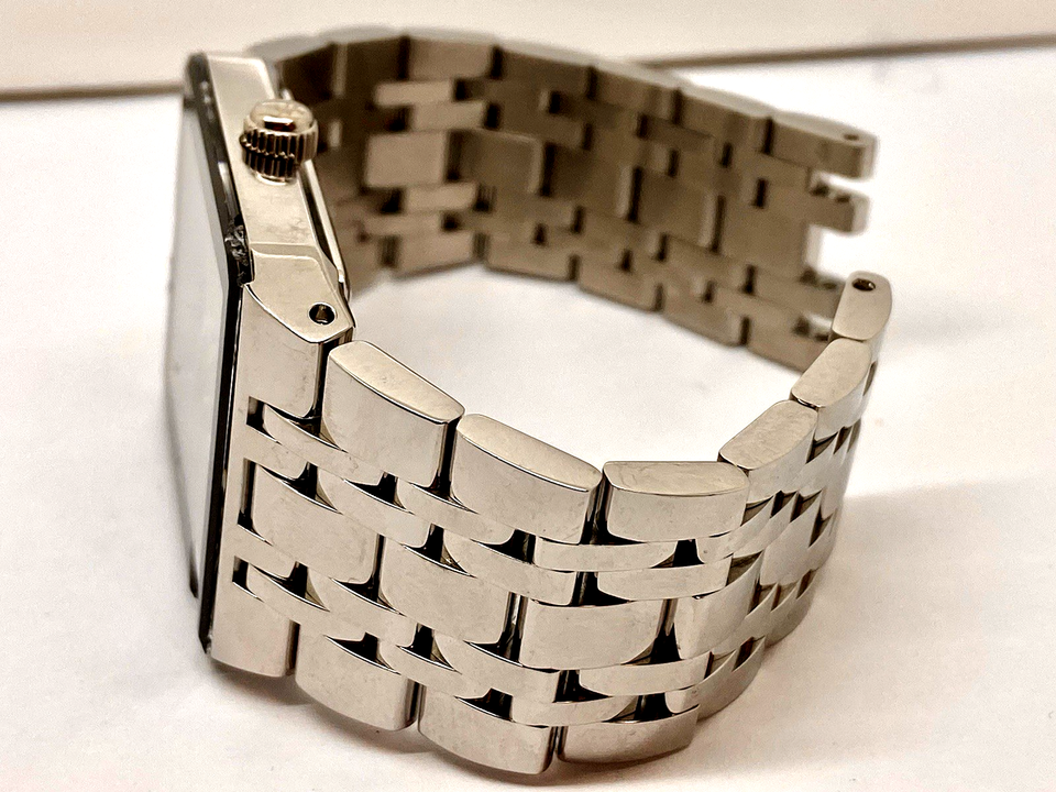 Bulova 96D145 Men's Watch Quadra Modern Quartz Diamonds BROKEN FOR ...