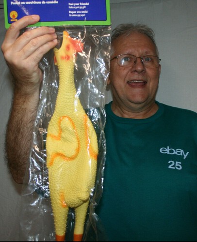 Rubber Chicken deluxe classic comedy stage parade prop clown gag joke ...