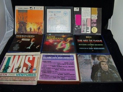 13 REEL TO REEL 7" TAPES PRE-RECORDED | eBay