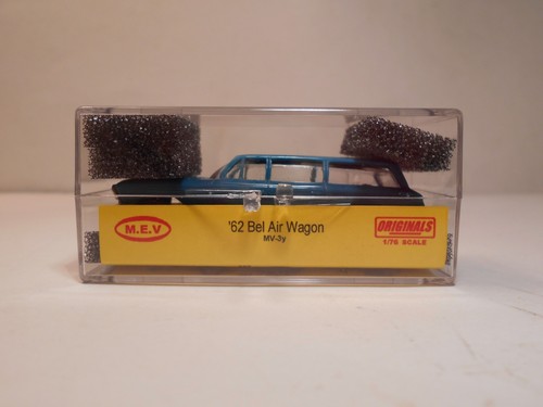 MEV (MV-3y) - HO Slot Car Body - '62 Chevy Wagon - Teal - Fits T-Jet ...