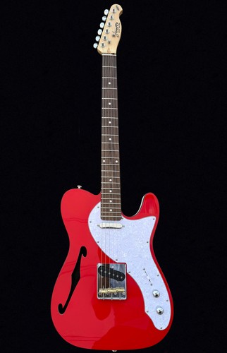 Firefly FFTL Thinline Electric Guitar Tele Style Red Roasted Mahogany ...