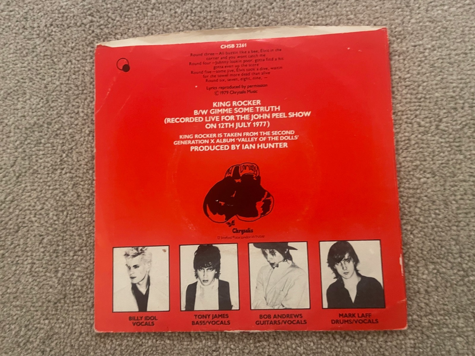 Generation X - King Rocker (Limited Edition Red Vinyl) NM/NM | eBay UK