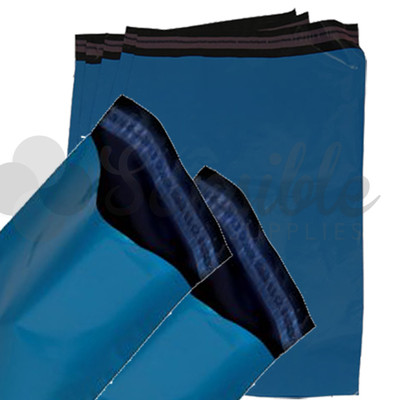 100x BLUE Mailing Postal Postage Mail Bags 10" x 14" | eBay UK