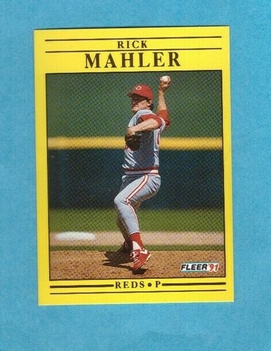 1991 Fleer Baseball card #71 Rick Mahler Reds | eBay