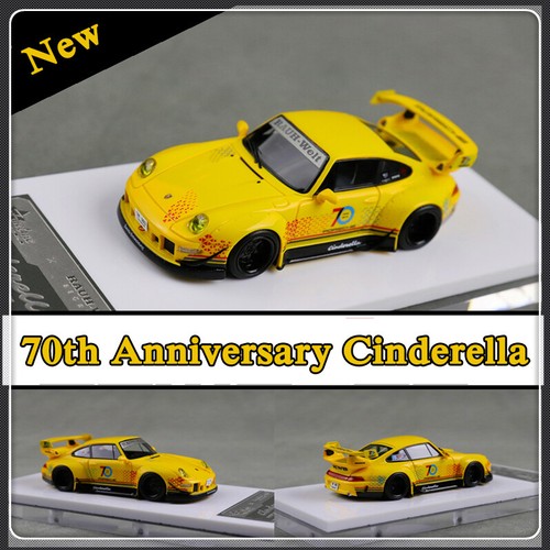New FuelMe 1:64 Resin Car Model Toy Porsche RWB 993 70th Anniversary ...
