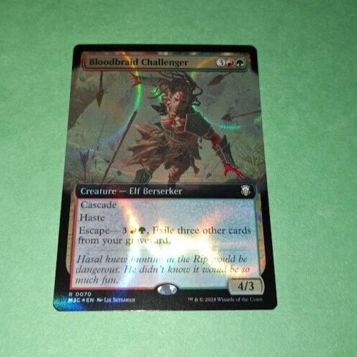 🔮MTG - BLOODBRAID CHALLENGER - RIPPLE FOIL - EXTENDED ART - QTY 1 - NM🔮 ...