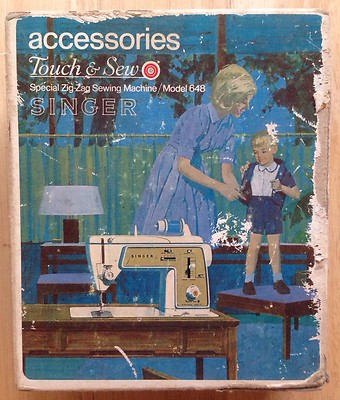 SINGER MODEL 648 SPECIAL ZIG-ZAG SEWING MACHINE ACCESSORIES in BOX | eBay