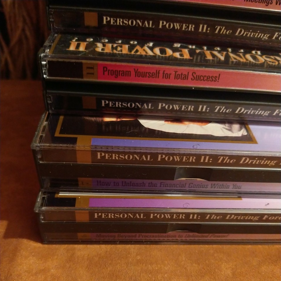 1996 Anthony Tony Robbins Personal Power II CD's incomplete Set of 20 ...