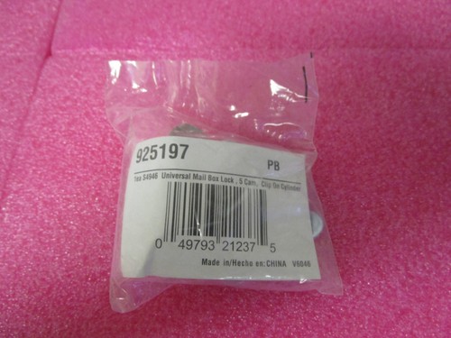 NEW! Qty (7) Universal Mail Box Lock - 2 Keys 5 CAM Clip On Cyl ...