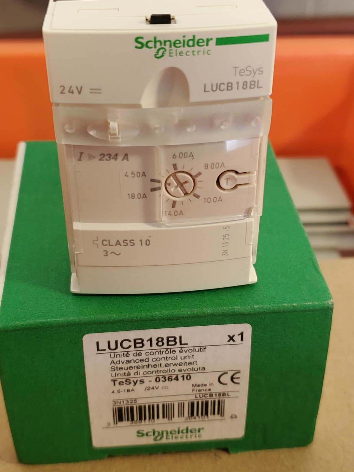 Schneider Electric Trip block 3-pole LUCB12BL 4.6-18A motor protection ...