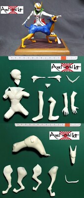 ANIME MODEL - 新造人間キャシャーン CASSHERN KYASHAN & FLENDER - 1/12 RESIN KIT ...