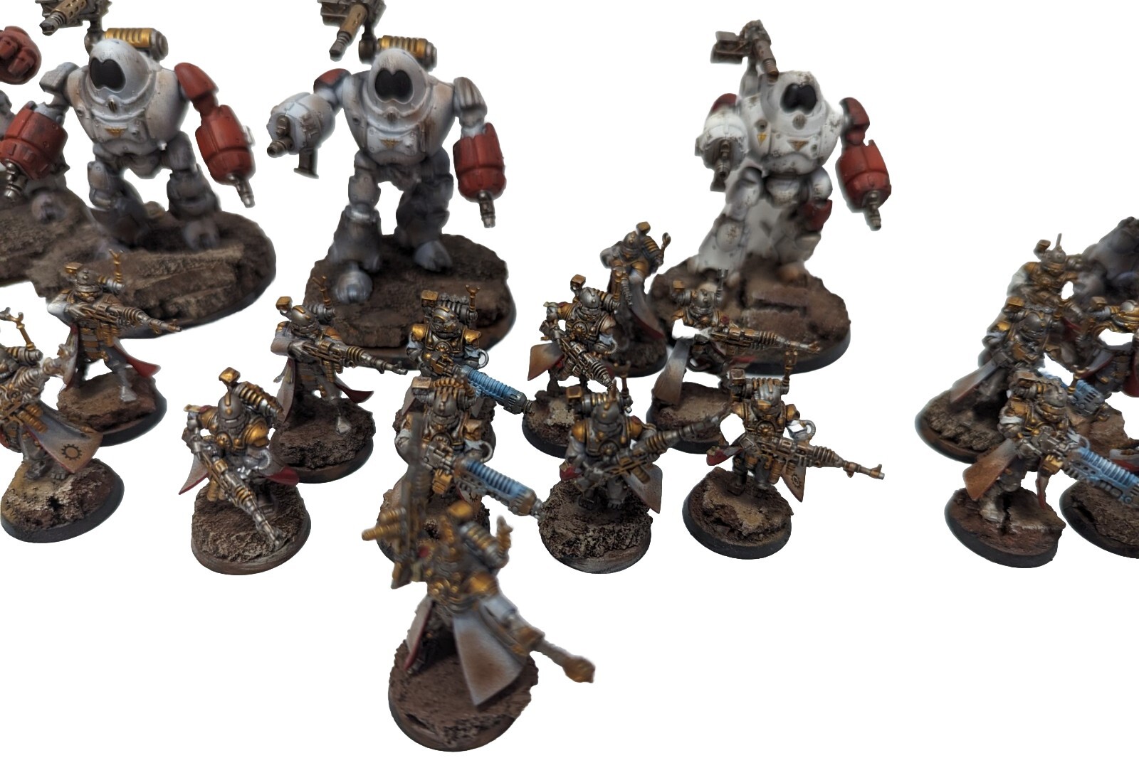 Custom Army Adeptus Mechanicus skitarii Fully Painted Ad Mech Warhammer ...