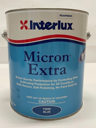 Interlux 5690 Micron Extra Bottom Paint Blue Gallon 1868 for sale ...