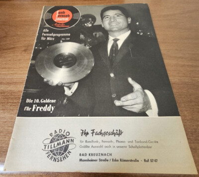 No. 159 Funk-Fernseh Journal Magazine German Music Magazine March 1967 ...