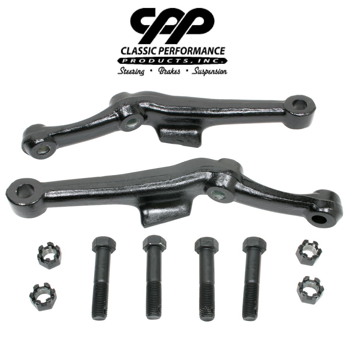 NEW 1955 57 CHEVY BEL AIR TRI 5 FRONT SPINDLE STEERING ARMS PAIR ...