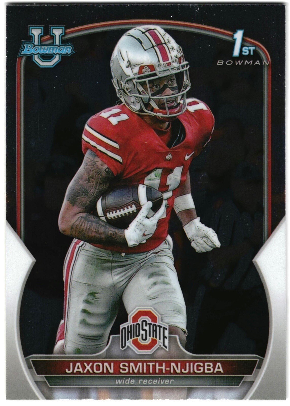 2022 Bowman Chrome U Football Jaxon Smith-Njigba 1st Ohio State #78 | eBay